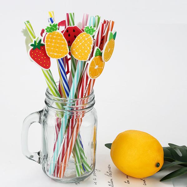 Buy 12pcs Drinking Straws Decorative Reusable Drinking Pipettes for ...