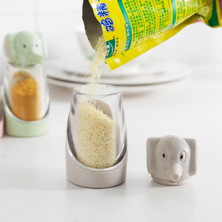 1 adet Fil Şekilli Baharat Tenceresi Tuz Biber Kavanoz Seramik Biber ...