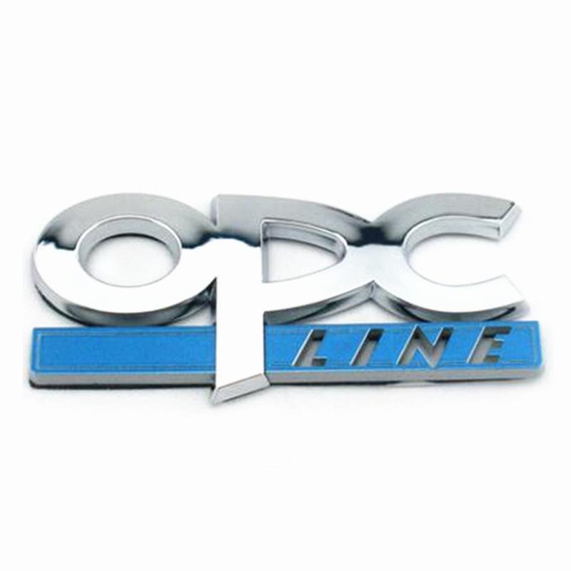 1pcs OPC Line Metal Car Stickers Emblem Decal Fit For Insignia Corsa ...