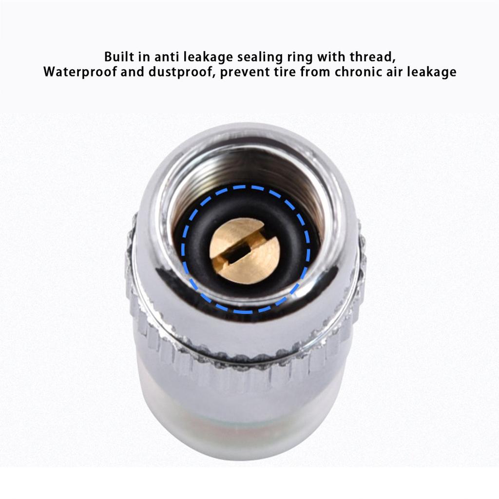 Buy GGZZ 4pcs Car Tire Pressure Alert Cap Detection Monitoring Valve ...