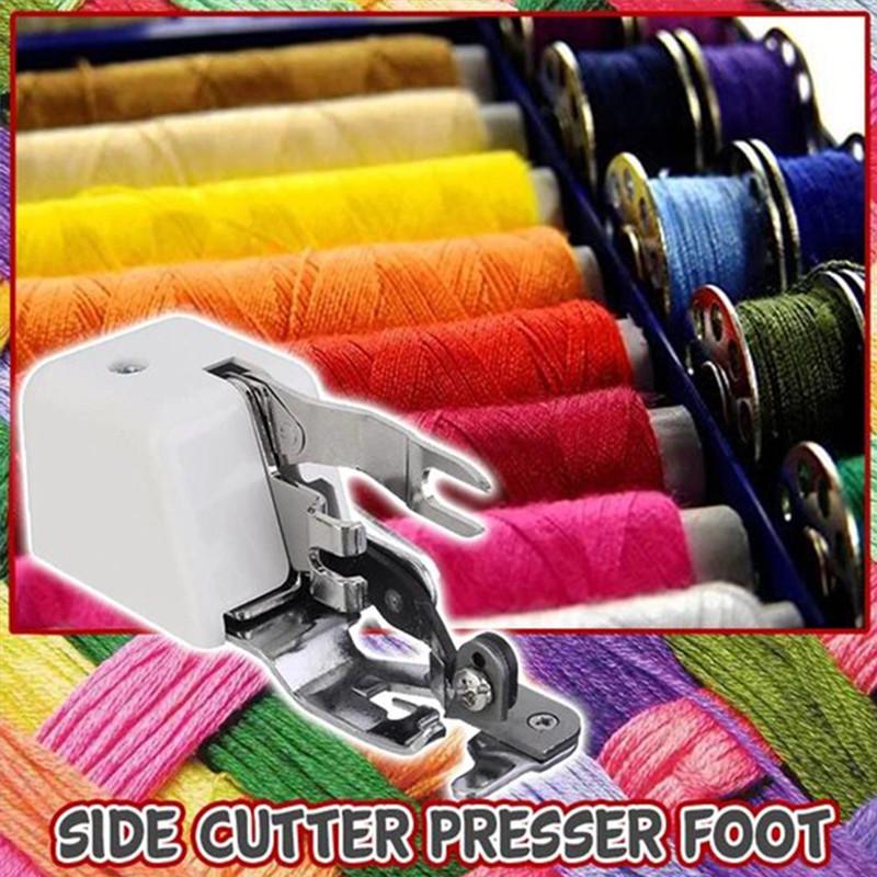 Buy Sewing Machine Side Cutter OverLock Presser Foot DIY Sewing Machine ...
