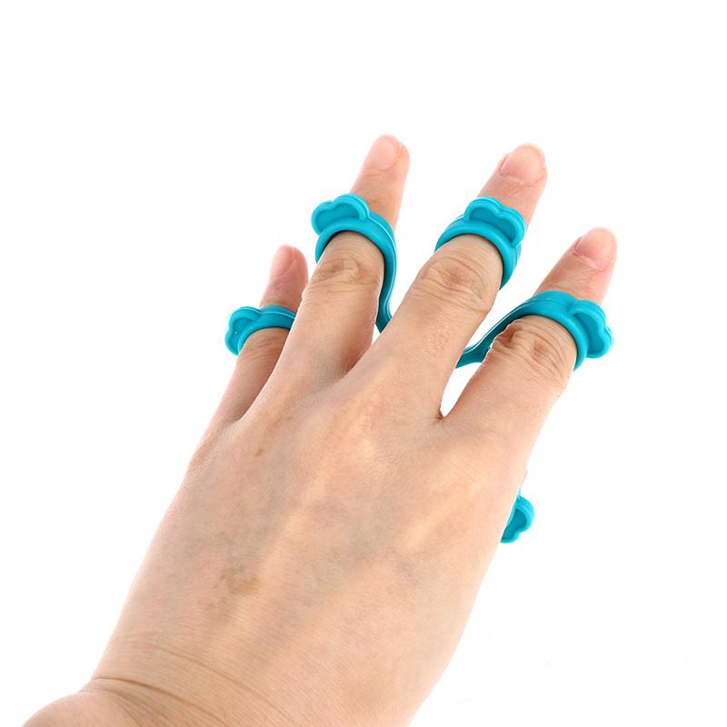 Buy Silica Gel Finger Puller Antistress Hand Ring Adult Finger Strength ...
