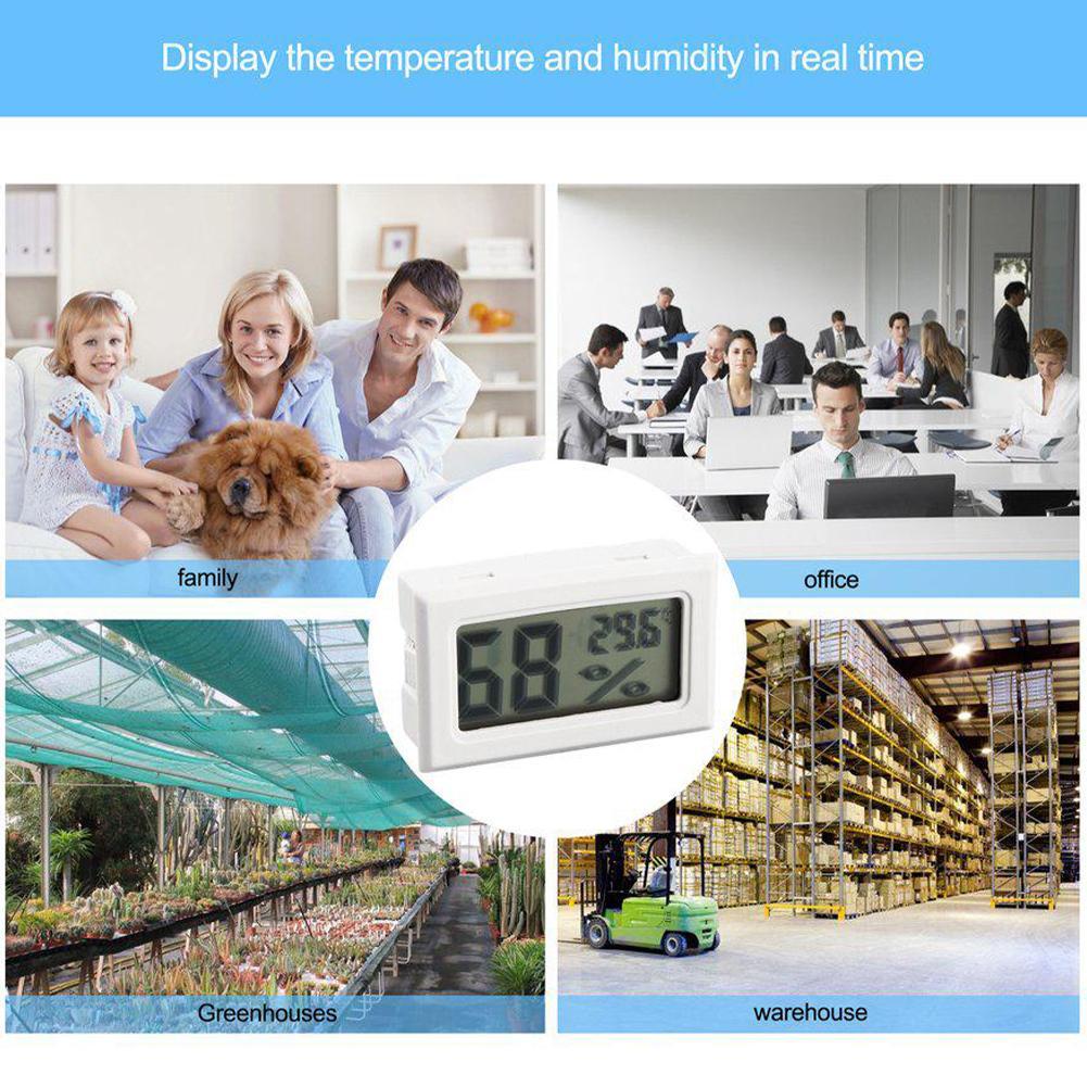 Buy Digital LCD Temperature Mini Humidity Meter Gauge Thermometer ...