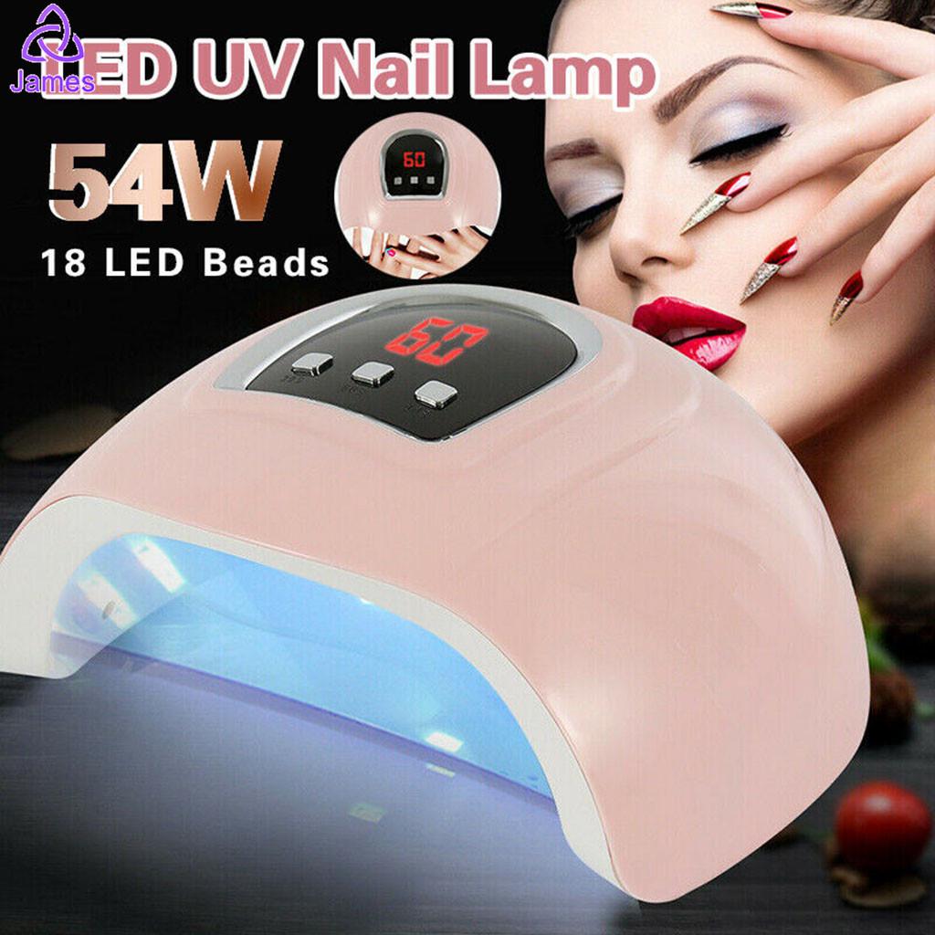 Buy Dra 54W Pro Nail Polish Dryer Lamp LED UV Gel Acrylic Curing Light ...
