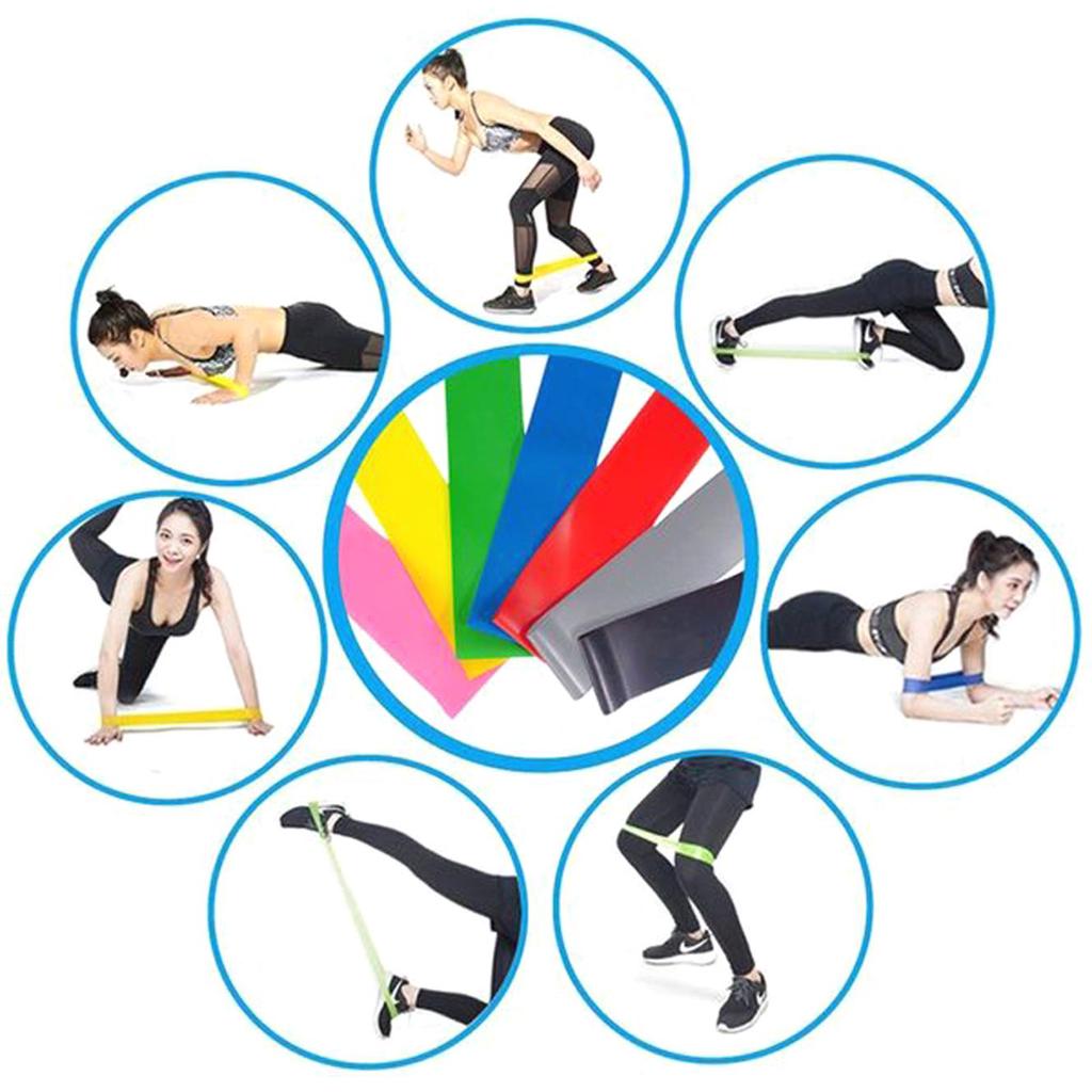 Buy Yoga Pull Ring Resistance Band Rubber Band Exercise Fitness ...
