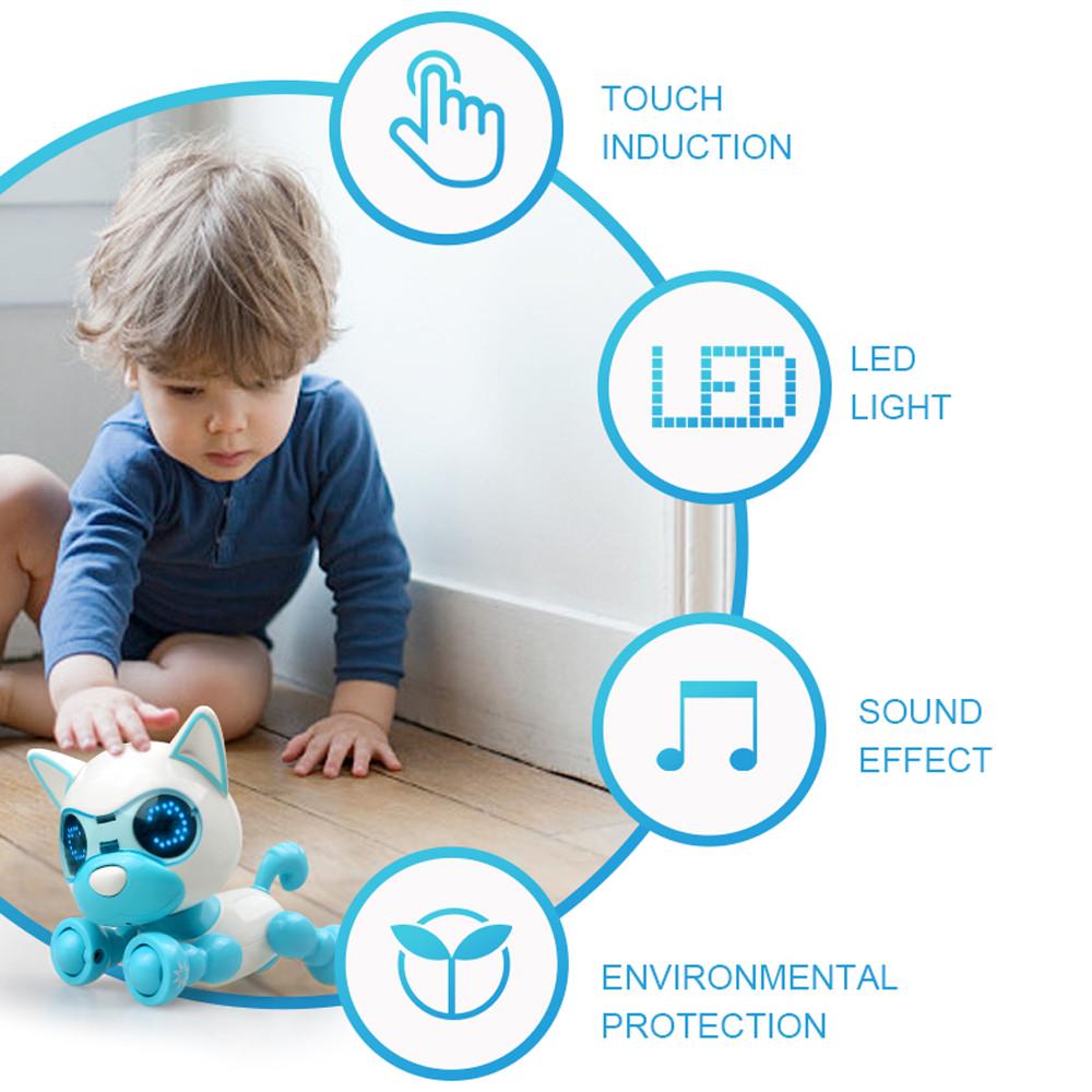 Cheap BG Interactive Smart Puppy Robotic Dog LED Eyes Sound Recording ...