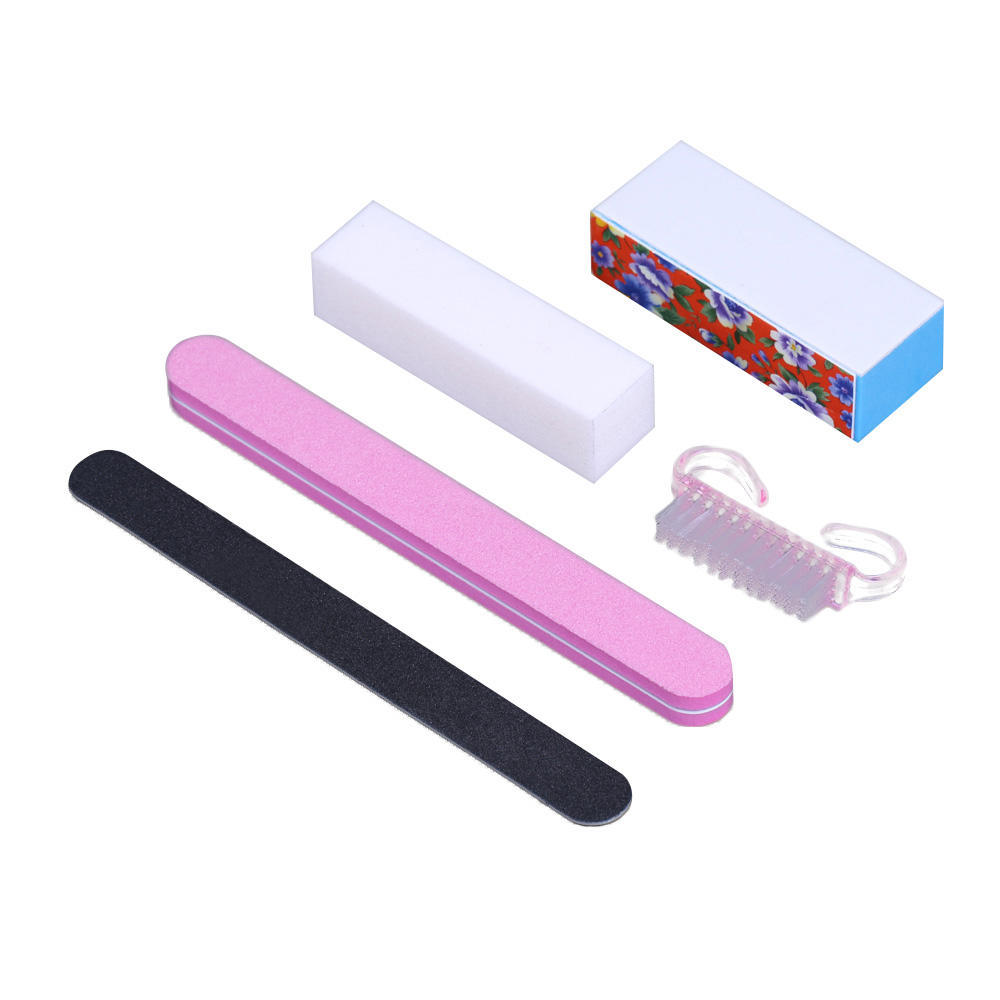 Buy Nail Art Set 5 Piece Nail Tool Set Nail File Rectangular Nail File ...