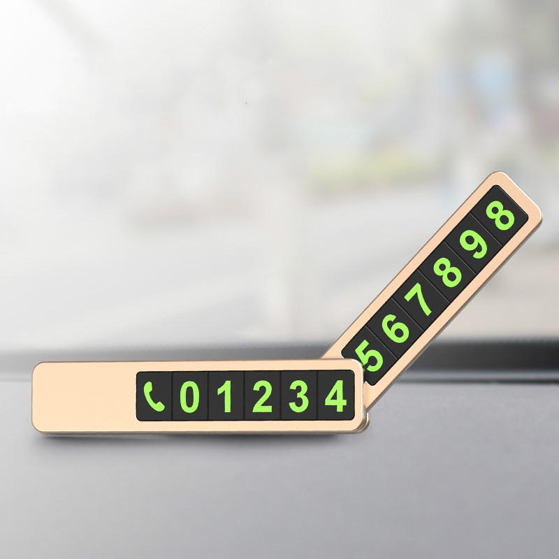 Buy Folding Temporary Parking Plate M Night-light Car Parking Card at ...