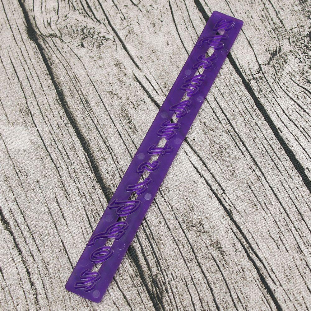 Sugar Purple Alphabet Fondant Letters Mould Cookie Cutter Craft Cake ...
