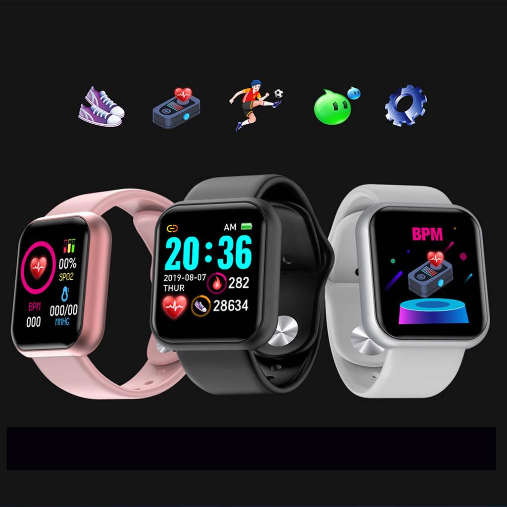 Buy I5 Smart Watches Men Sport Watch Women Smartwatch Heart Rate Blood ...