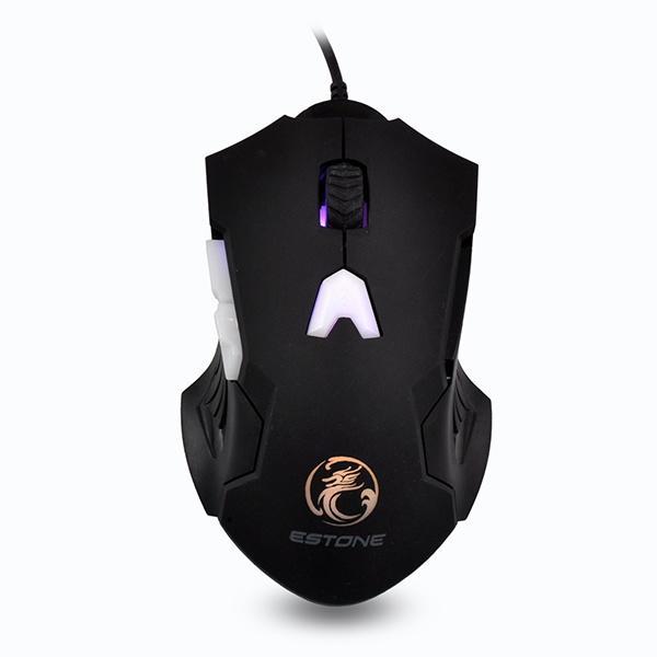 Buy Estone GT700 2400DPI Adjustable USB Wired Multi Color LED Optical ...