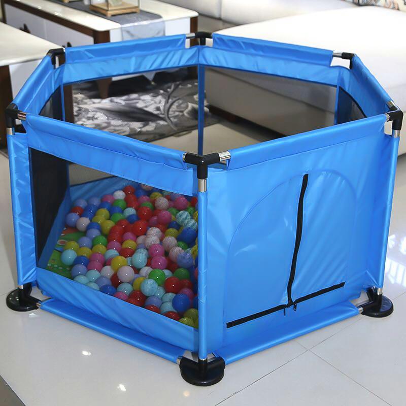 Buy Children's Game Folding Fence Outdoor Six Sided Fence Colorful Ball ...