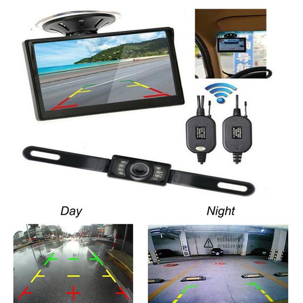 Buy HD Wireless Reversing Image Wireless Receiver Transmitter Rear View ...