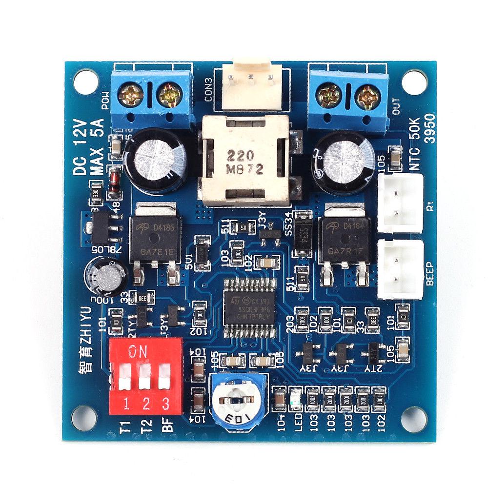 Buy DC 12V 5A PWM Motor Speed PC Fan High-Temp Alarm Temperature ...