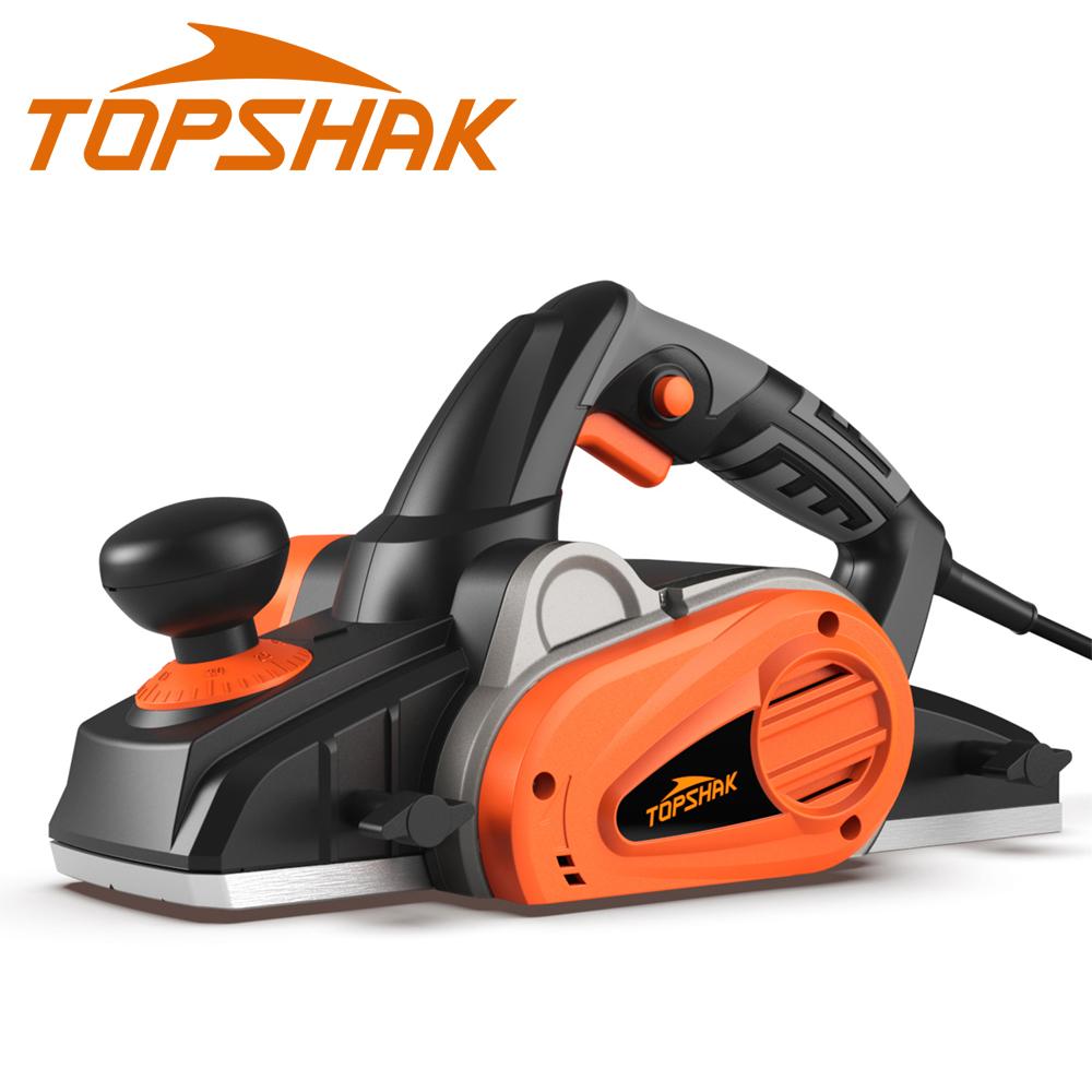 Buy TOPSHAK 10 Amp Power Hand Planer Electric 110 Mm Planer Cut Width ...