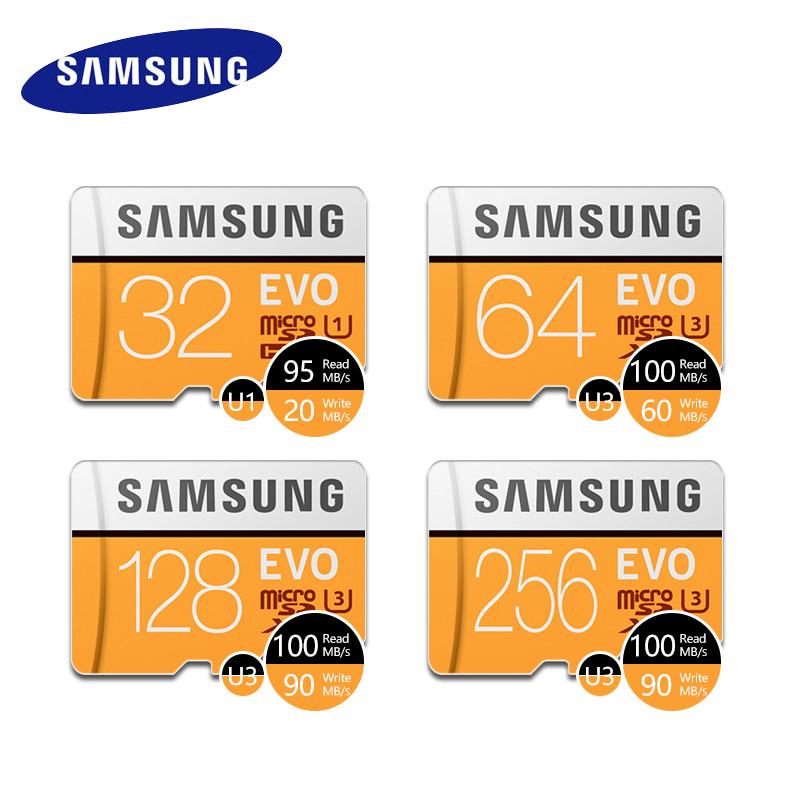 SAMSUNG U3 Micro SD SDXC U1 32GB SDHC Class10 TF CF Memory Card C10 ...