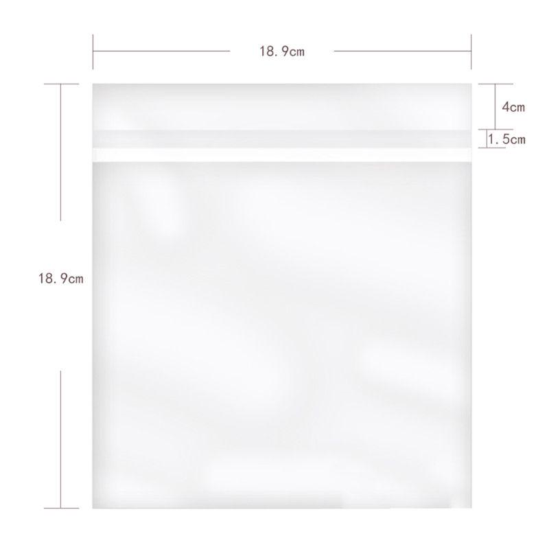 Buy 50PCS OPP Gel Record Protective Sleeves Self Adhesive Bag for 7 ...