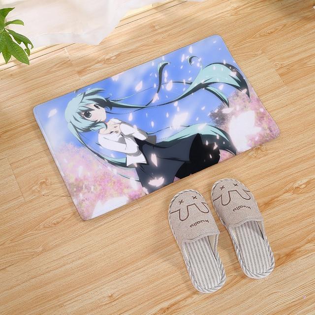 Buy Hatsune Miku Printing Doormat Insole Kitchen Mat Carpet Welcome ...