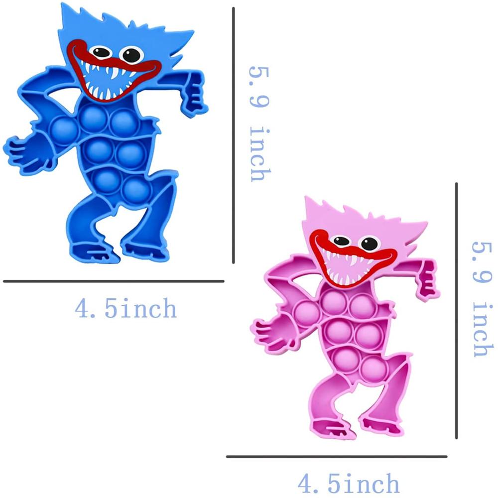 Buy Poppy Playtime Pop Toy, 2 Pcs Huggy Wuggies Stress Relief Toys ...