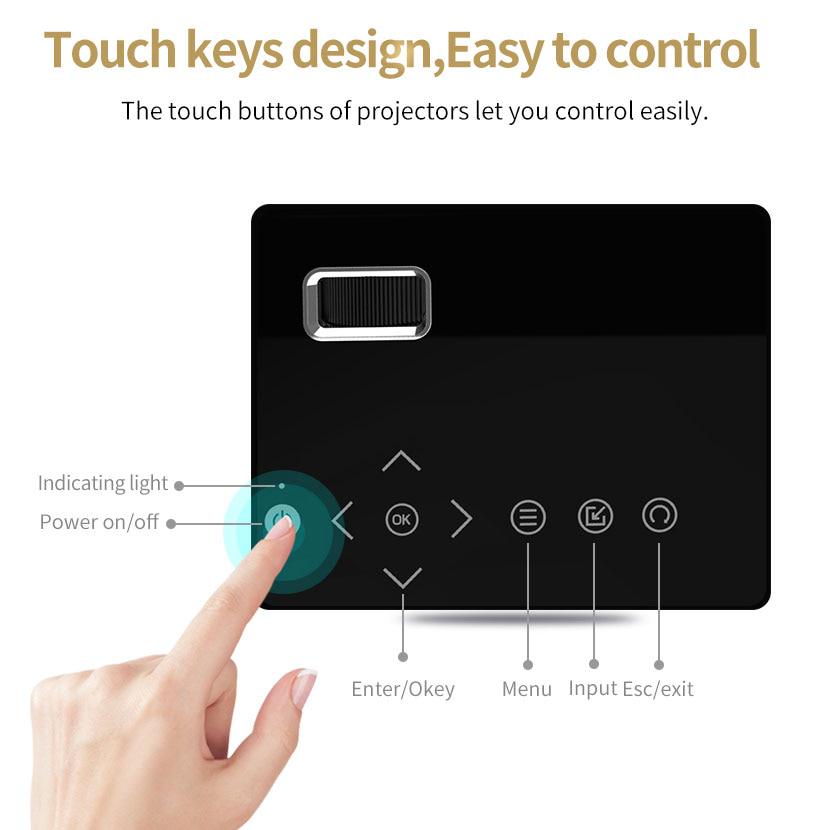 Buy T200 Pocket Mini Projector,Touch Keys HDMI USB AV Video Game ...