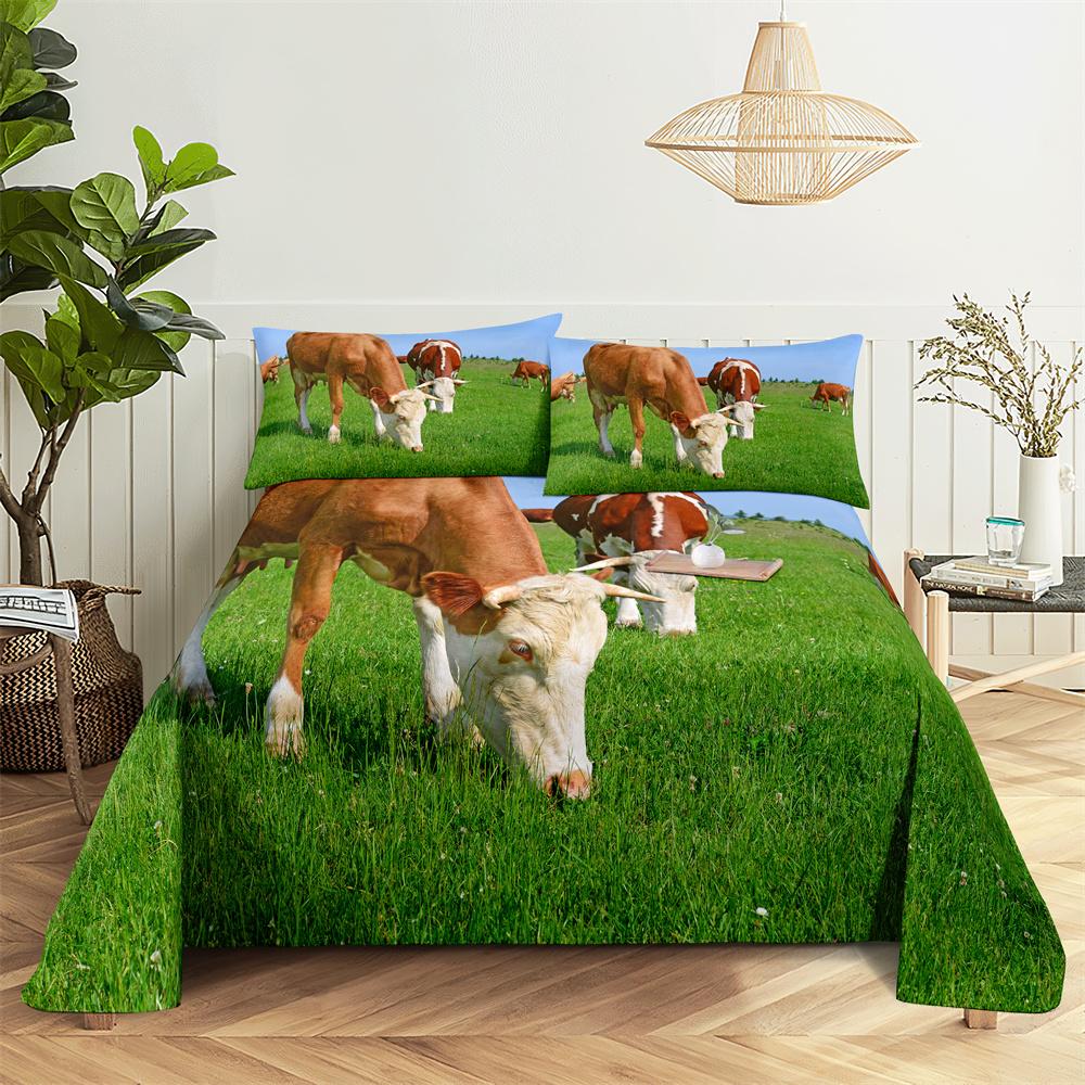 Buy Animal Bedding 3 Piece Sheet Set 3D Printed Polyester Bedding ...