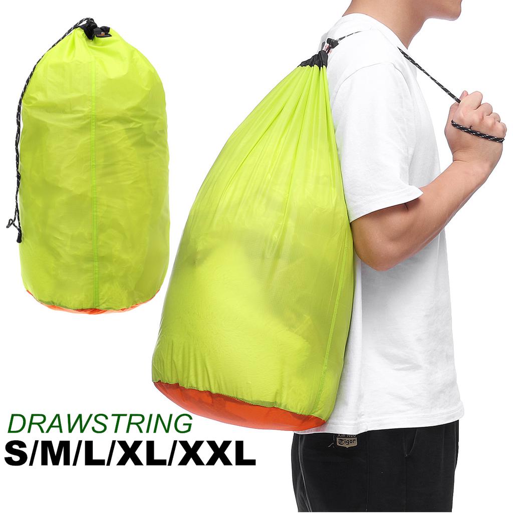 Green/Blue Drawstring Storage Bag Travel Pouch Home Organization Holder ...