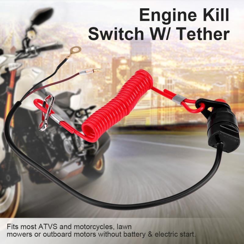 Cheap Motorcycle Outboard Lawn Mowers Emergency Engine Kill Stop Switch ...