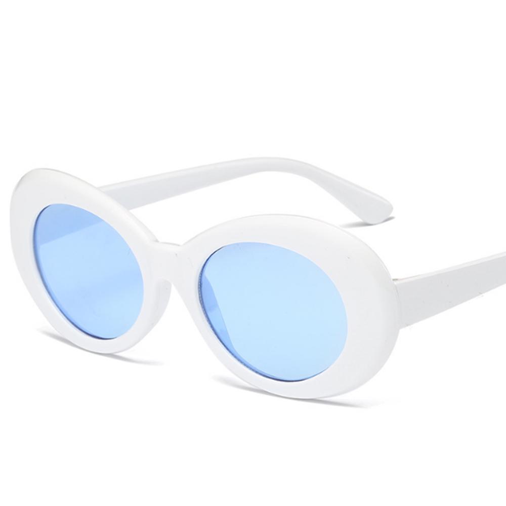 Buy Glasses GZDL Clout Goggles Rapper Kurt Cobain Oval Shades Grunge ...