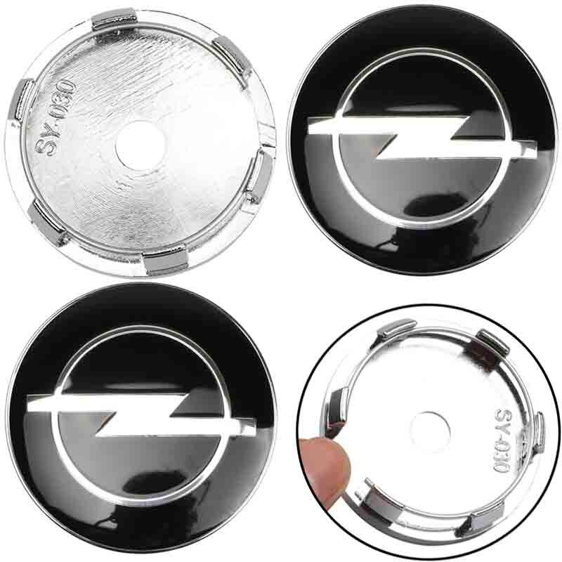 4Pcs 60mm cu logo-ul 56.5mm Opel Car Wheel Center Hub Cap Insigna ...