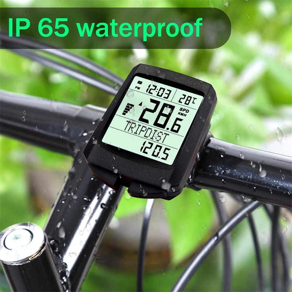 Buy Waterproof Digital LCD Cycle Bicycle Bike Computer Odometer ...