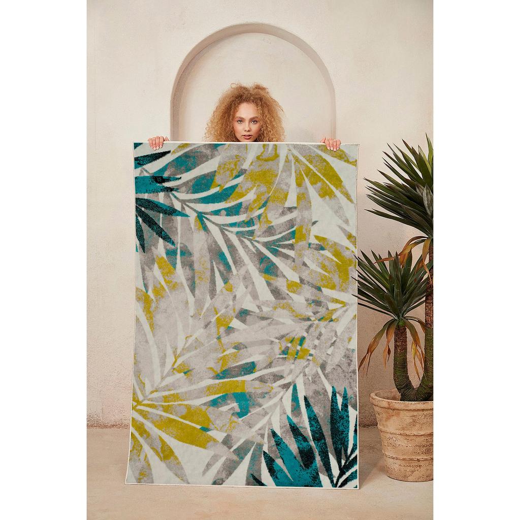Buy Decorative Non-Slip Base Leaf Pattern Living Room Carpet Special ...