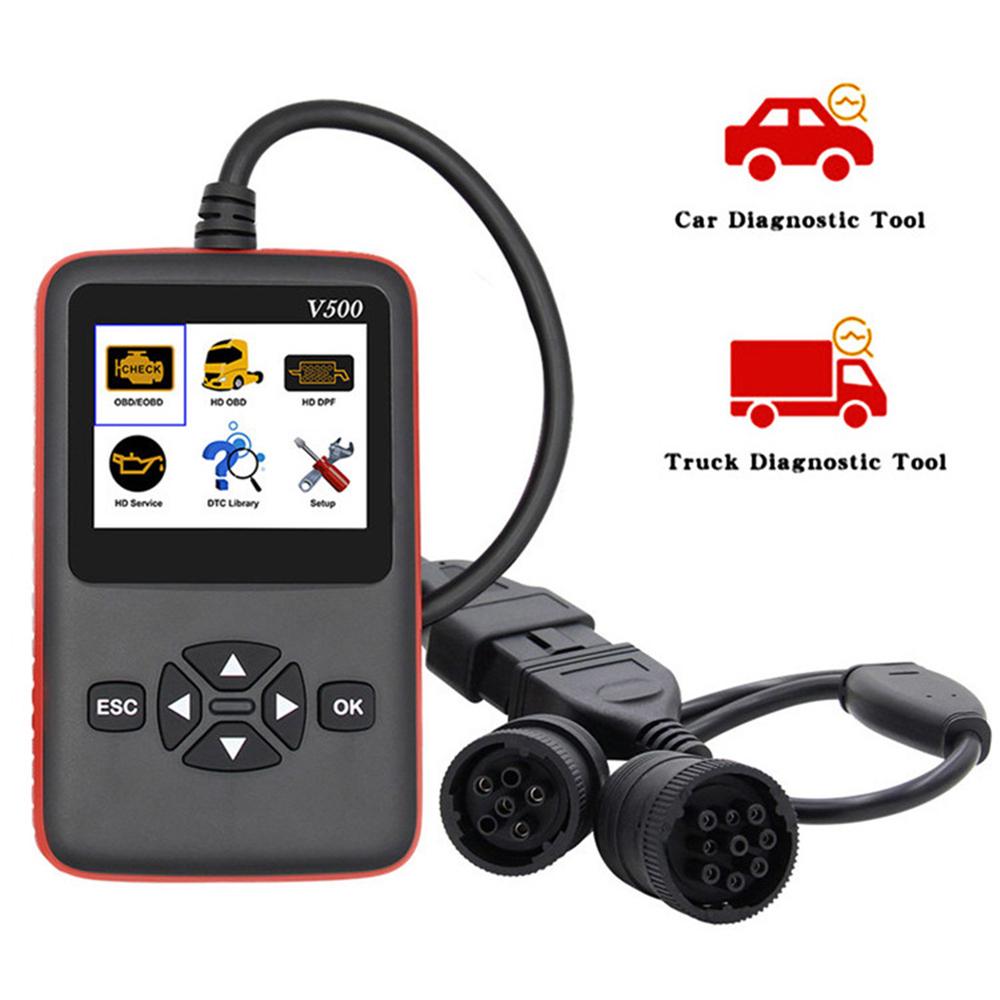 Buy OBD CR-HD Device Car/Heavy Duty Truck Diagnostic Tool Code Reader ...