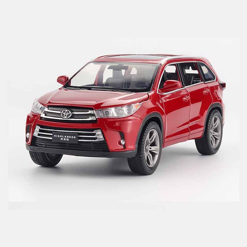 Buy (Boxed) JKM Simulation Toyota Highlander Alloy Car Model Sound and ...
