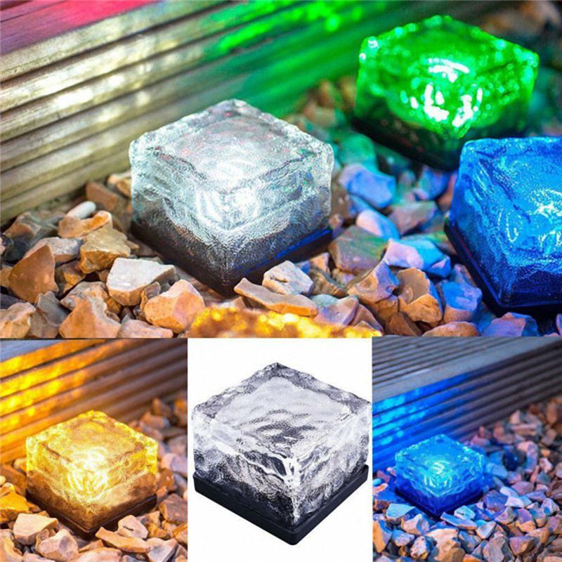 Buy Trendy 4colors Outdoor Garden Ice Cube Decorative Brick Crystal ...