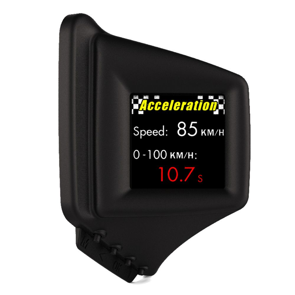 Buy Car Accessories 2 Inches Odometer Speedometer Head-up Display Dual ...