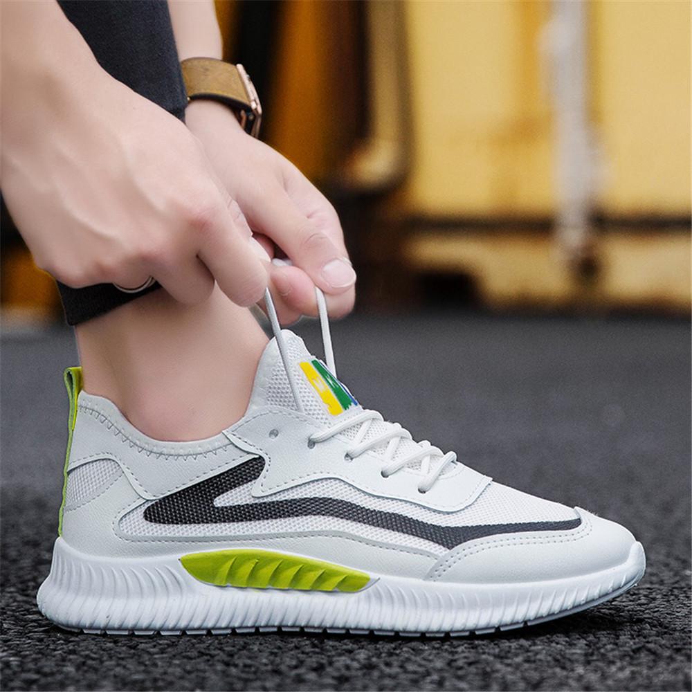 Buy Men's Breathable Mesh Running Sneakers Breathable Lightweight Soft ...