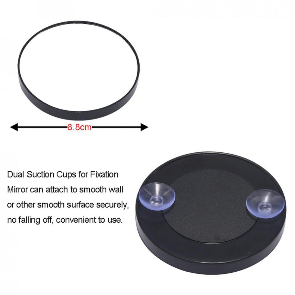 5/10X Portable Women Pores Acne Magnifying Mirror Makeup Glass with ...