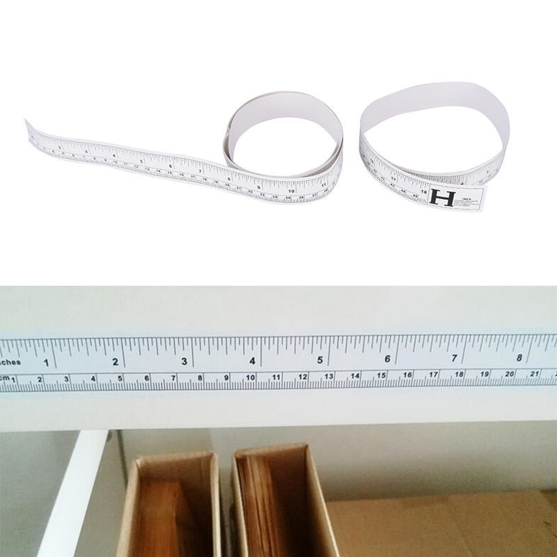 Buy 45/90Cm Vinyl Metric Measure Diy Self Adhesive Measuring Tape Soft ...