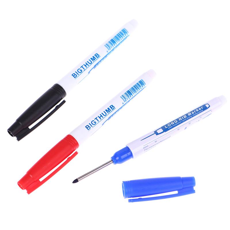 Buy 30Mm Long Pen Head Markers Woodworking Decoration Deep Hole Marker ...