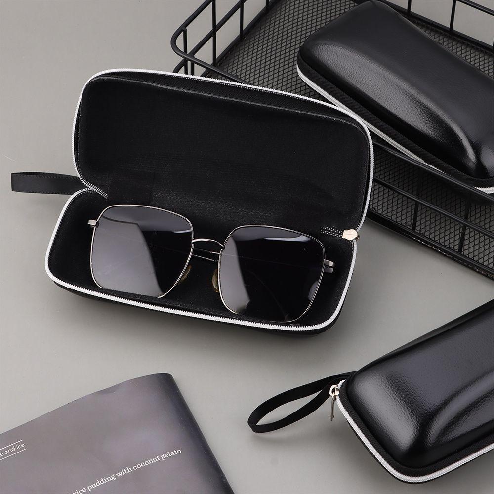 Cheap Container Portable PU Leather Storage Pouch Spectacle Case Zipper ...