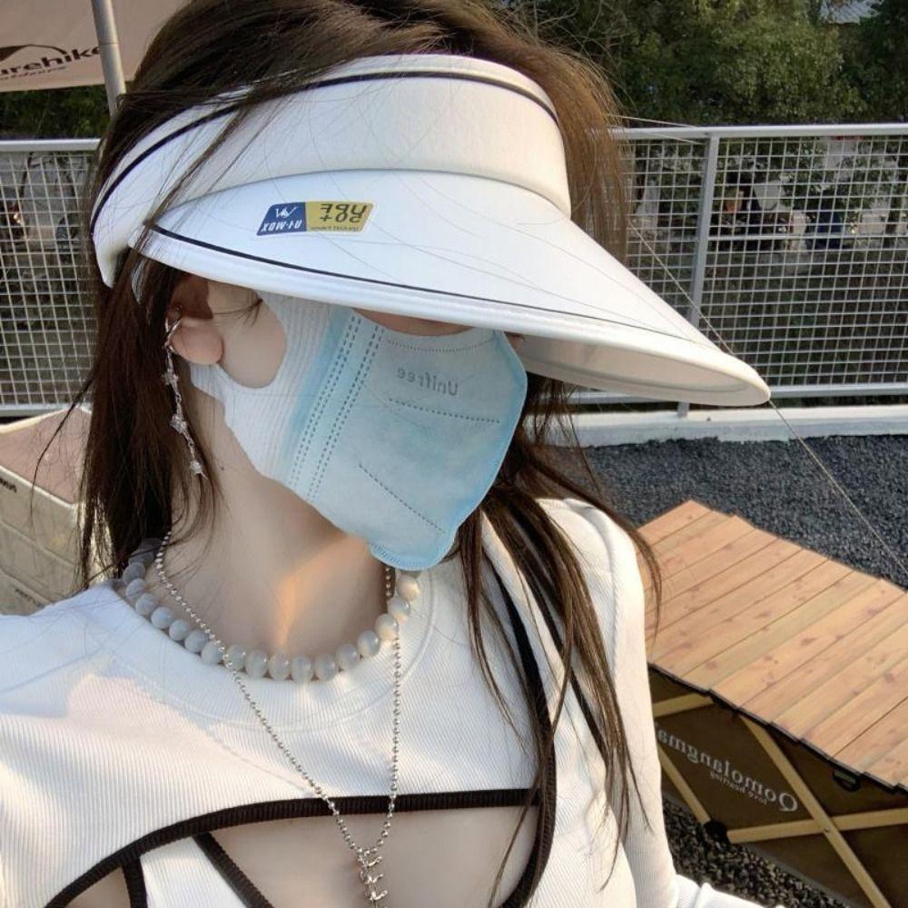 Купить Солнцезащитный козырек для лица, пляжная кепка, солнцезащитная ...