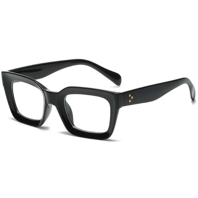 Cheap Black Frame Square Glasses Women Brand Designer Clear Eyeglasses ...