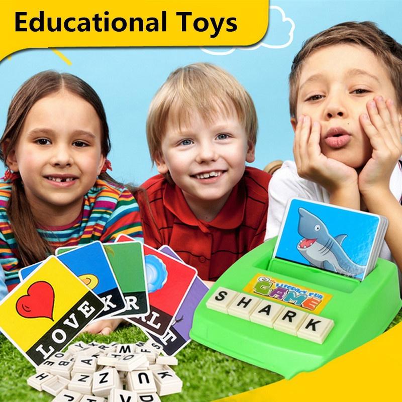 Buy Early Learning Educational Toys Children's Figure Spelling English ...