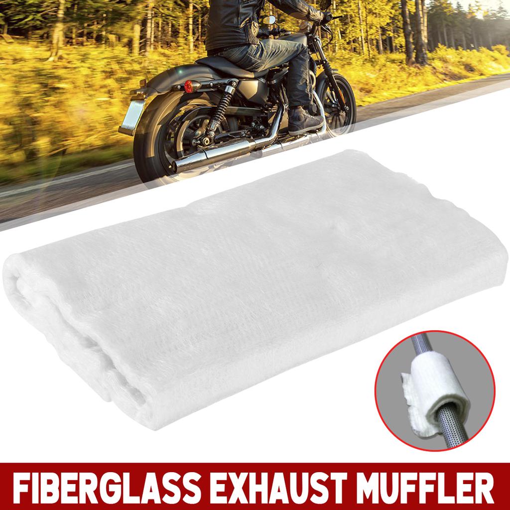 Buy 55Cm Universal Fiberglass Exhaust Muffler Silencer Fiber Packing ...