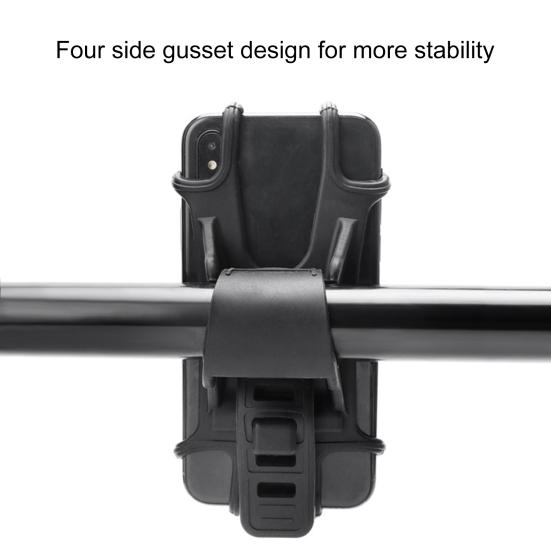 Stable Anti-scratch Easy Installation Elastic Bike Handlebar Mobile ...