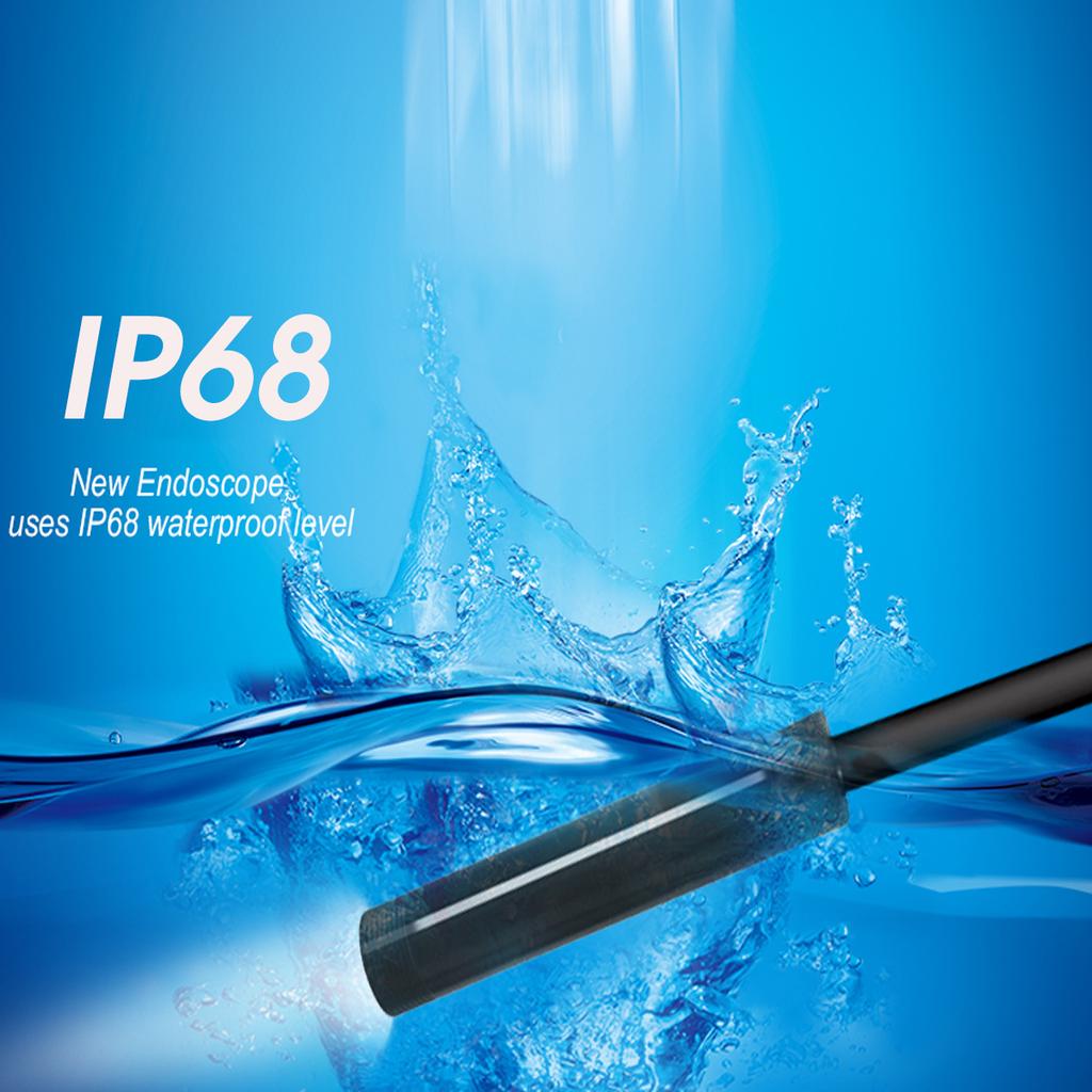 Buy 8mm Lens IP68 LED USB Type-C HD 1200P Endoscope Micro Snake Camera ...