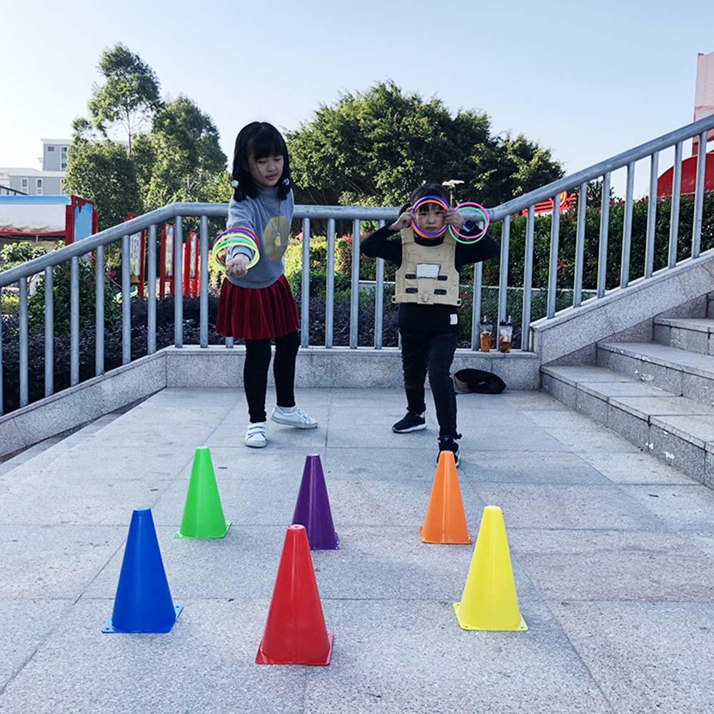 Buy Circle Toy Set Parent-child Game Throw Hoop Music Cup Rainbow Tower ...
