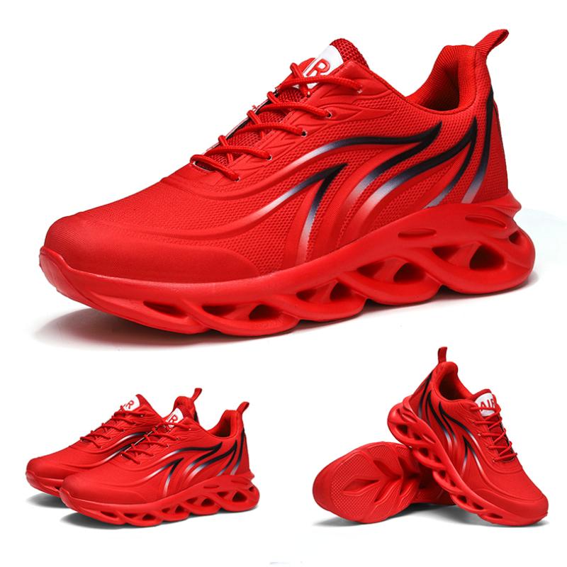 Buy Men's Flame Printed Sneakers Sports Shoes Comfortable Running Shoes ...