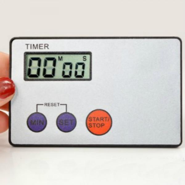 Kitchen Timer Ultra-thin Digital LCD Credit Card Shaped Timer with ...