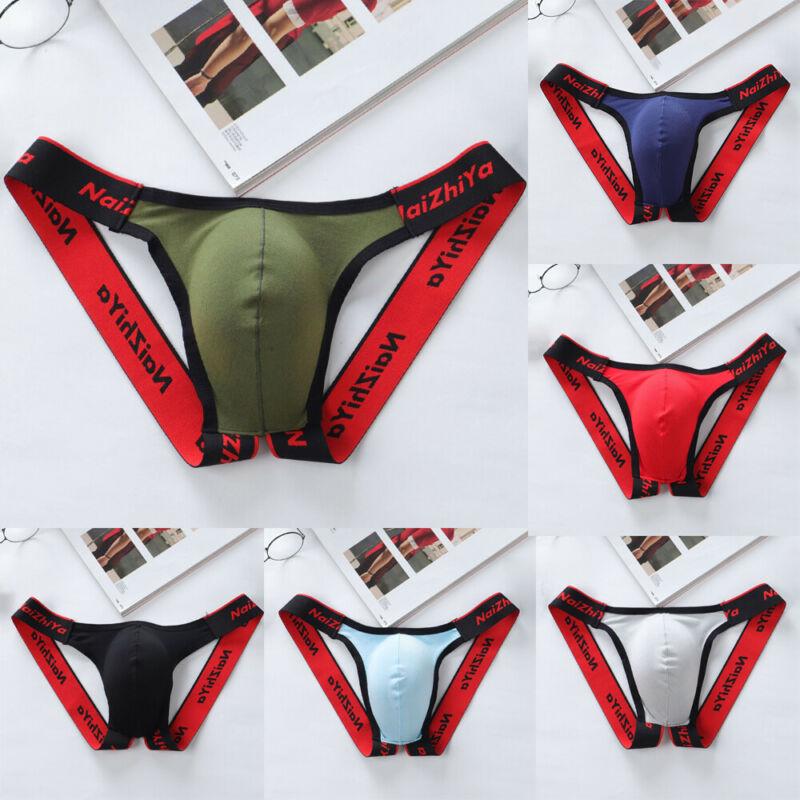 Backless Underwear Briefs G-String Underpants Men Breathable Thongs ...